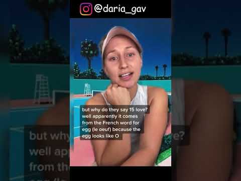A Minute of Tennis History by Dasha Gavrilova | #SHORTS