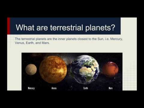 astronomy: terrestrial planets