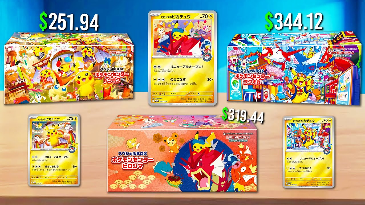 Opening EVERY 2025 Pokémon Center Exclusive Box ($1000+)