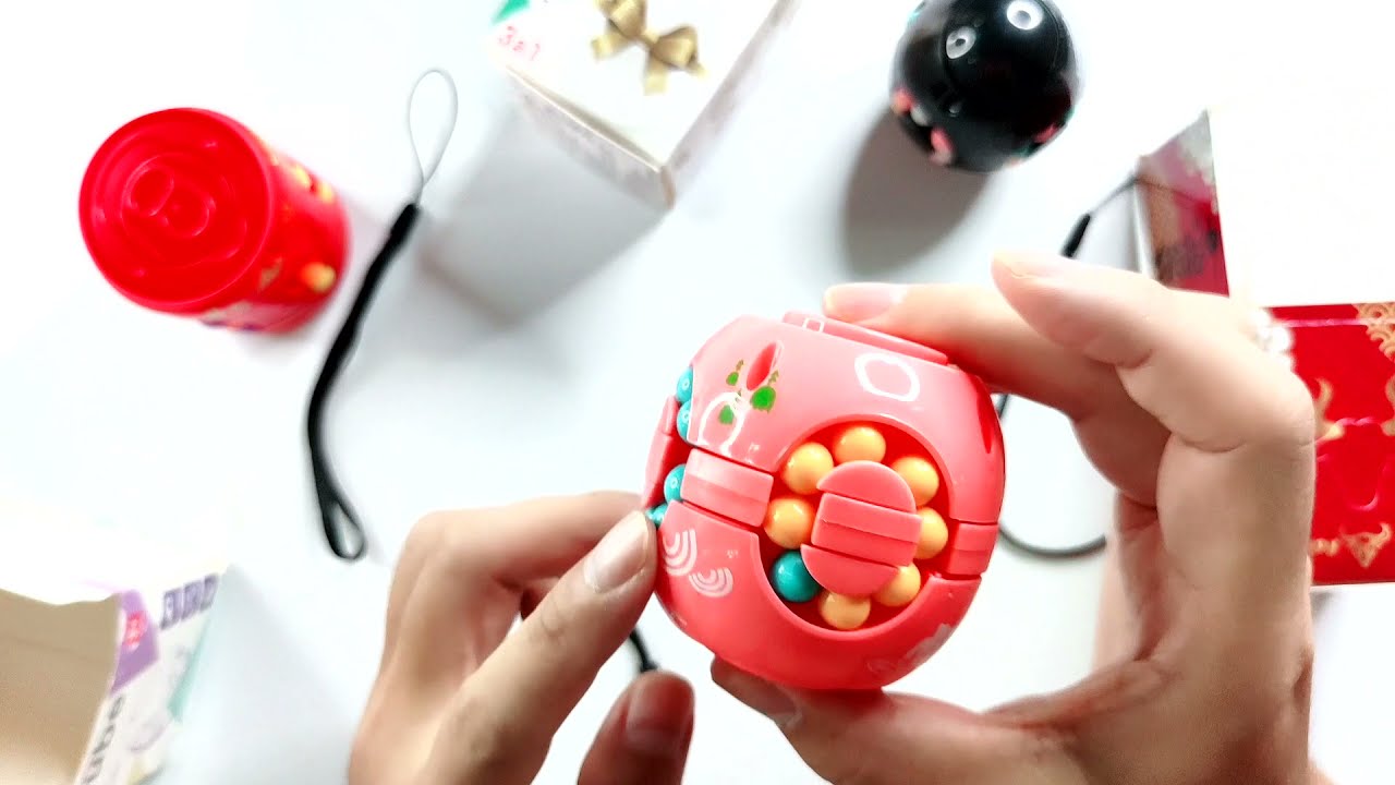 3 Magic Bean Cube Puzzle with 2 cans and 1 egg.  #review part 2, weight and size.