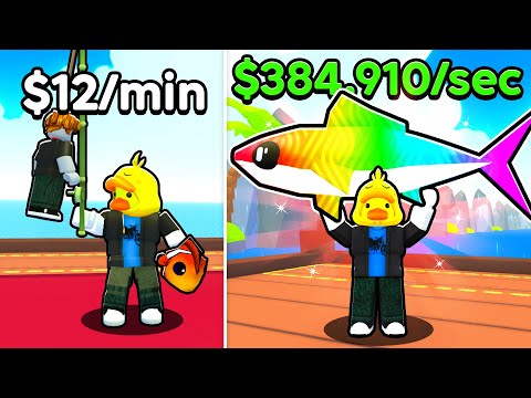I Used MAX LUCK to Catch Rarest Fish in Roblox Untitled Fishing Game!