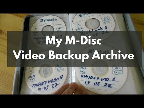 My M-Disc Video Backup Archive