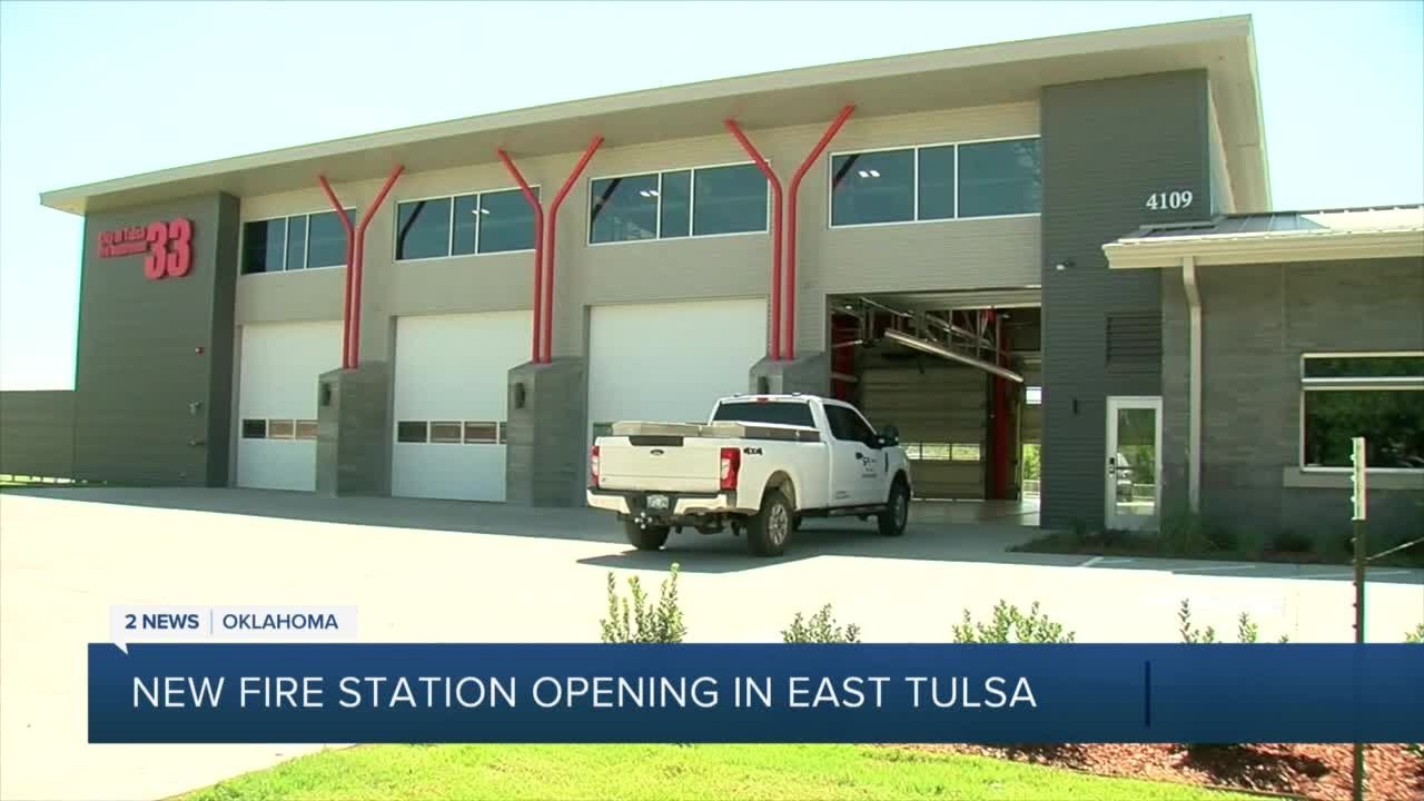 New Tulsa Fire Station 33's impact on east Tulsa