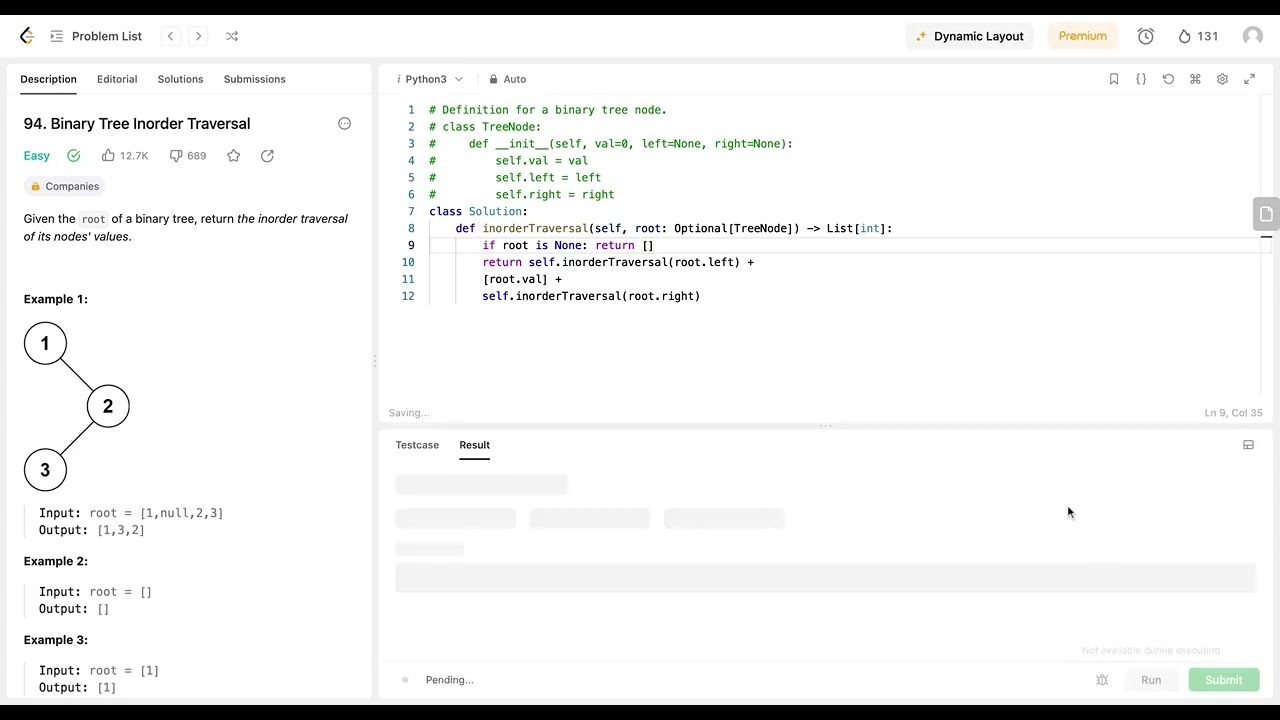 LeetCode December Daily - Day 09 - 94. Binary Tree Inorder Traversal