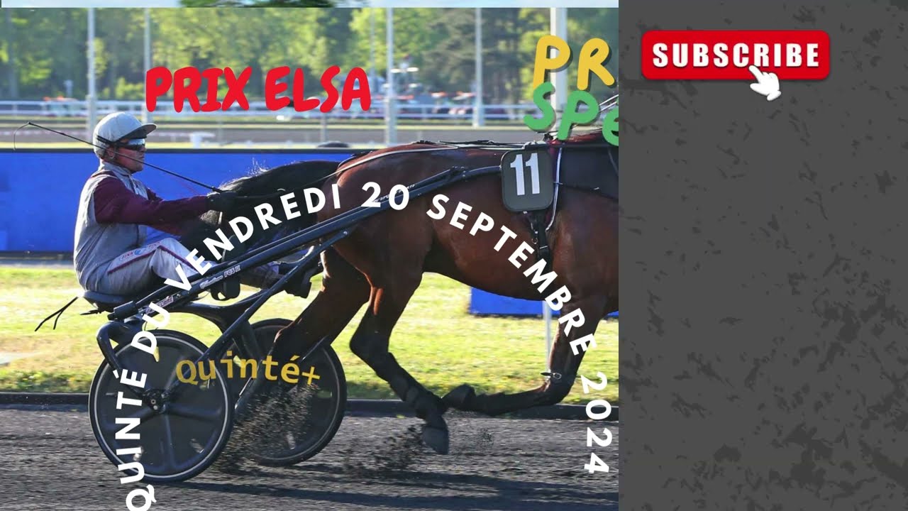 PRONOSTIC TURF PMU QUINTÉ TOP 5 GRATUIT PRIX ELSA QUINTÉ DU VENDREDI 20 SEPTEMBRE 2024#Pmu #Quinté+