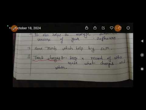 software configuration management in software engineering | SCM | #SCM | handwritten notes.
