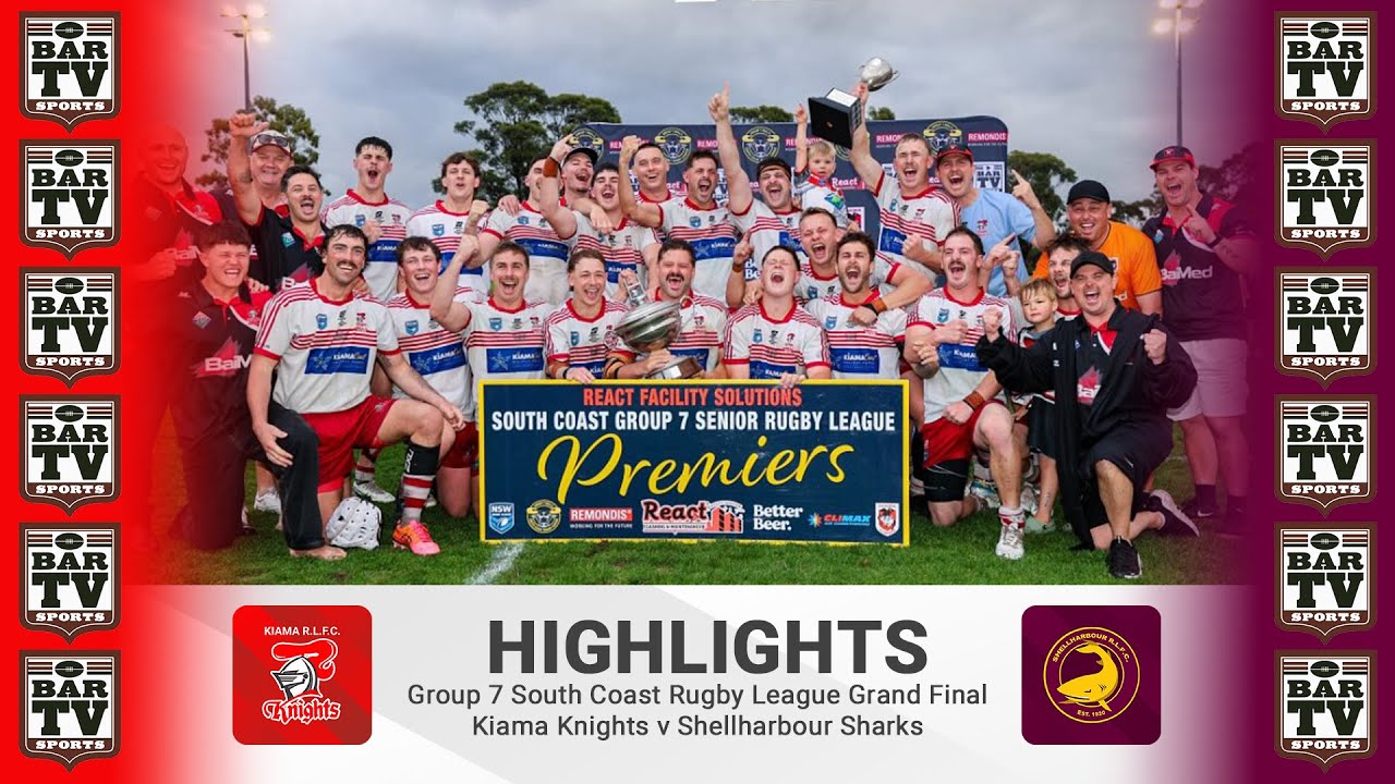 2025 Group 7 Grand Final Highlights   Kiama Knights v Shellharbour Sharks