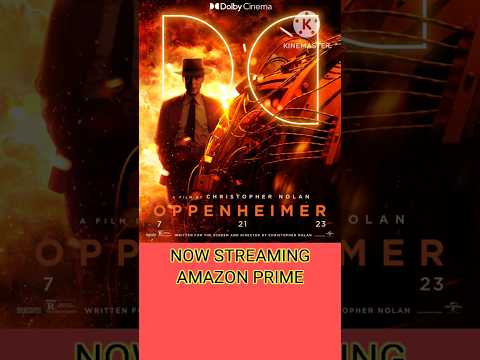 OPPENHEIMER NOW STREAMING ON AMAZON PRIME VIDEO || #oppenheimer #christophernolan #hollywood