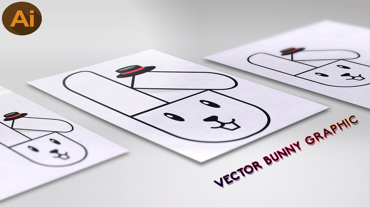 Learn How to Create a Bunny Graphic | Adobe Illustrator Tutorial