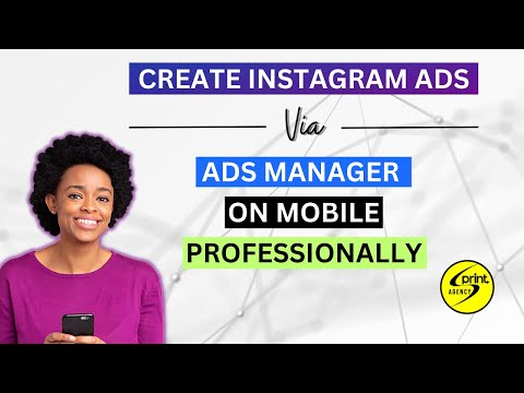 Instagram Ad setup via Ads Manager on mobile phone