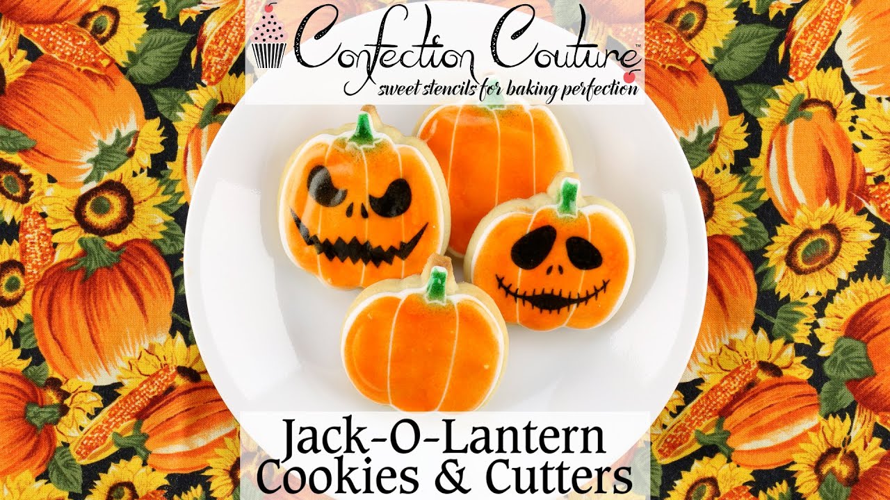 Confection Couture Stencils’ Jack-O-Lantern Cookie Cutter and Stencil Set | Confection Couture