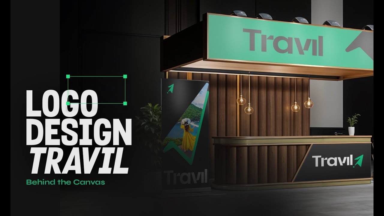 BTS - Breaking Down the Travil Logo and my Logo design Process