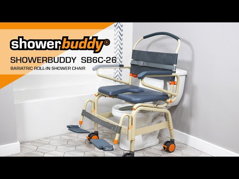 SB6c-26 Bariatric Roll-in Shower Chair