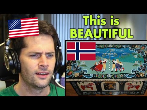 American Reacts to Norwegian Rosemaling