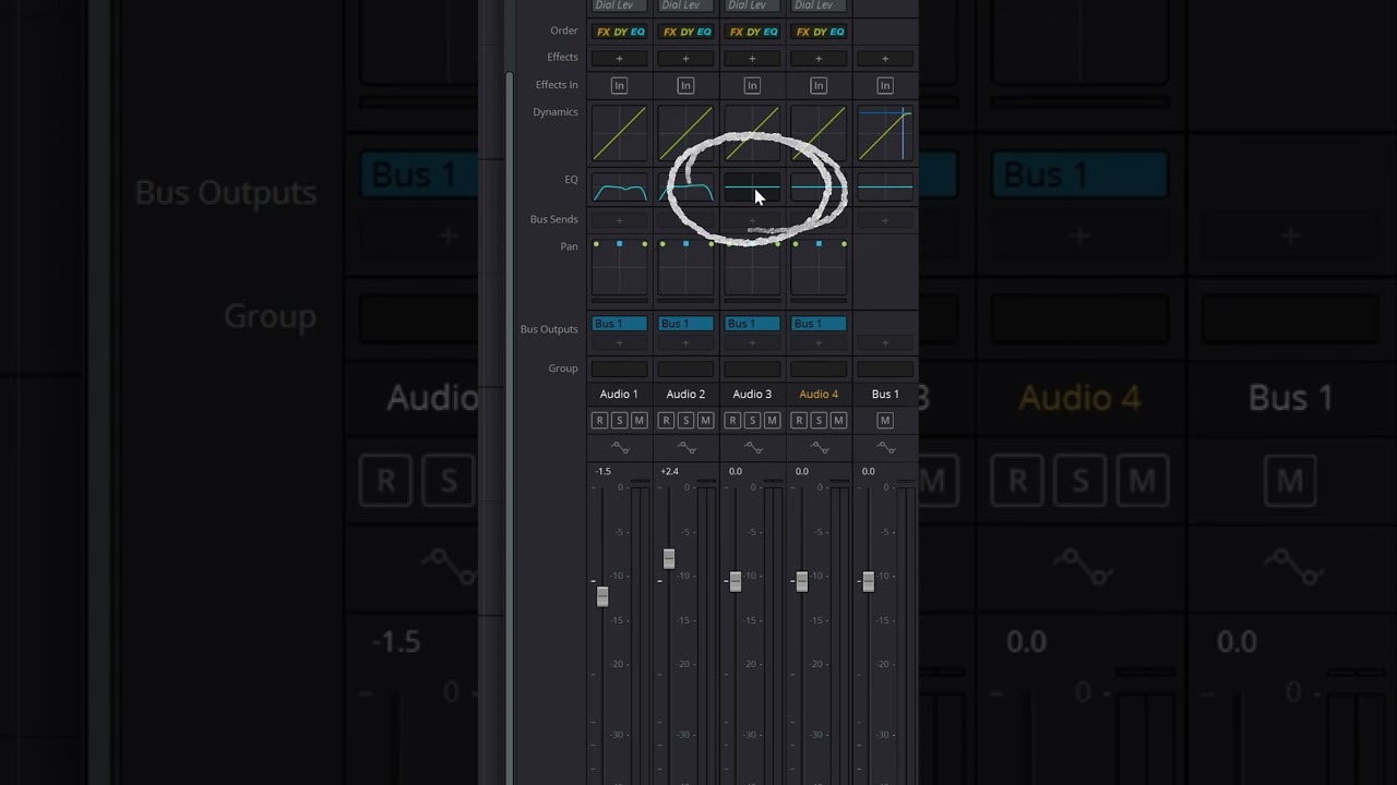 Equalizer EQ - DaVinci Resolve for NOOBS! - Tip #5