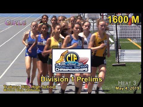 2019 TF - CIF-ss Prelims (D1) - 1600 (Girls, Heat 3 [of 3])