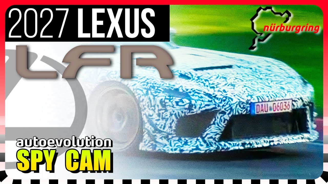 2026 Lexus LFR Tackles the Nurburgring, LFA Successor Looks Wild - autoevolution
