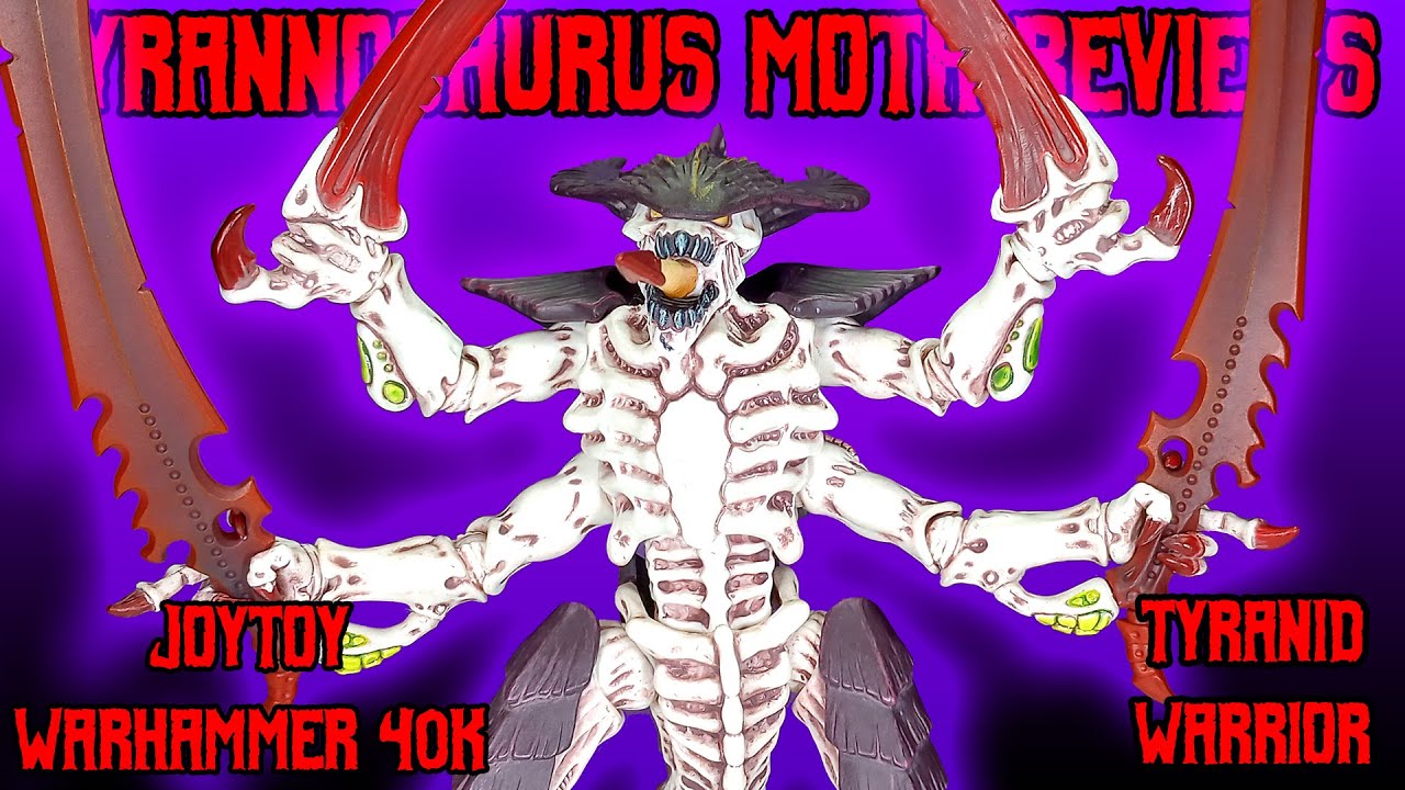 JoyToy Warhammer 40k Tyranids Hive Fleet Leviathan Tyranid Warrior with Boneswords figure review