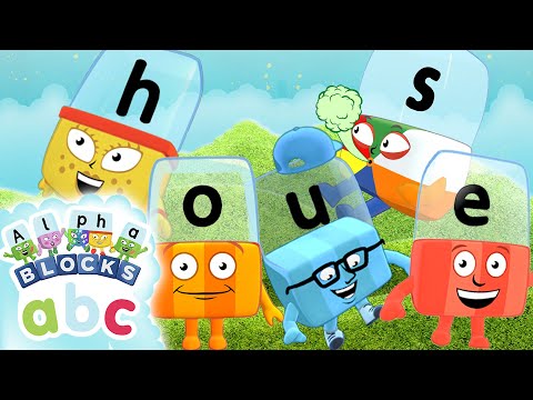 Can You Spell HOUSE? - Alphablocks | #HomeSchooling | Learn to Read
