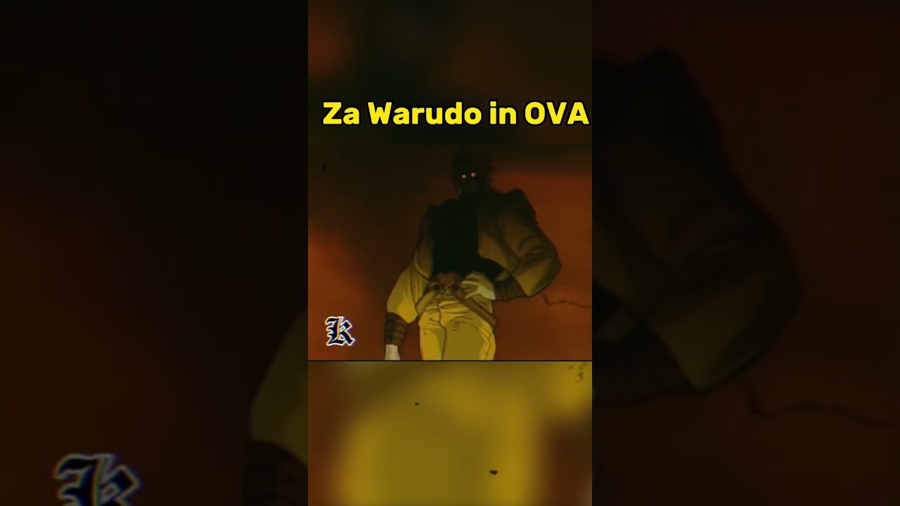 #jojosbizzareadventure #shorts #jojo #jotaro #dio #ova #zawarudo