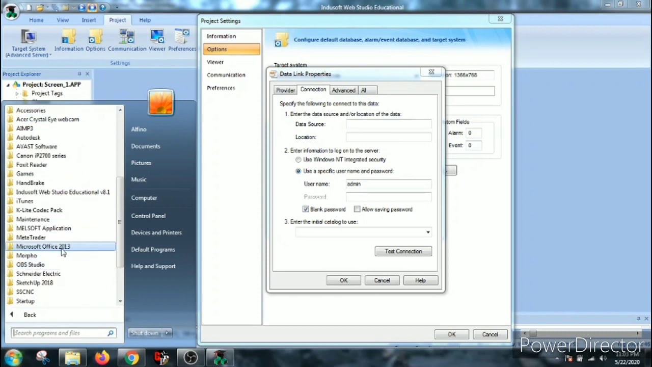 Tutorial Access Data Base - Indusoft Web Studio