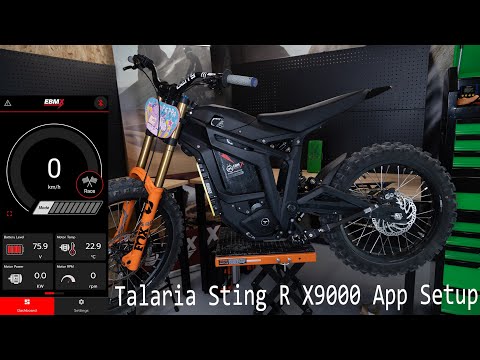 Talaria MX4 Sting R X-9000 APP setup