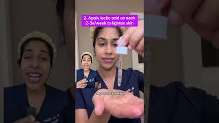 Lactic acid hacks from a dermatologist #skincaretips