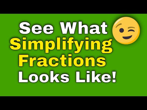 How to Simplify Fractions Visually, Fast and Easy!