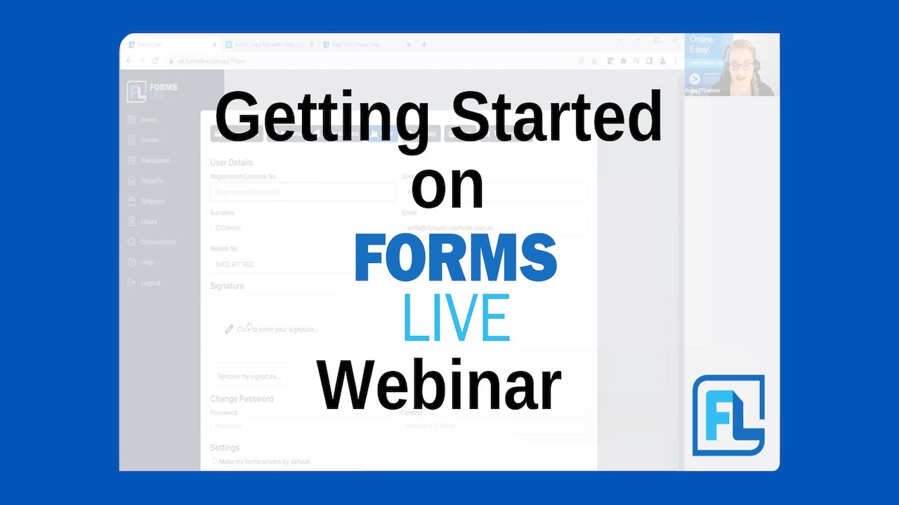 Getting Started on Forms Live | Webinar