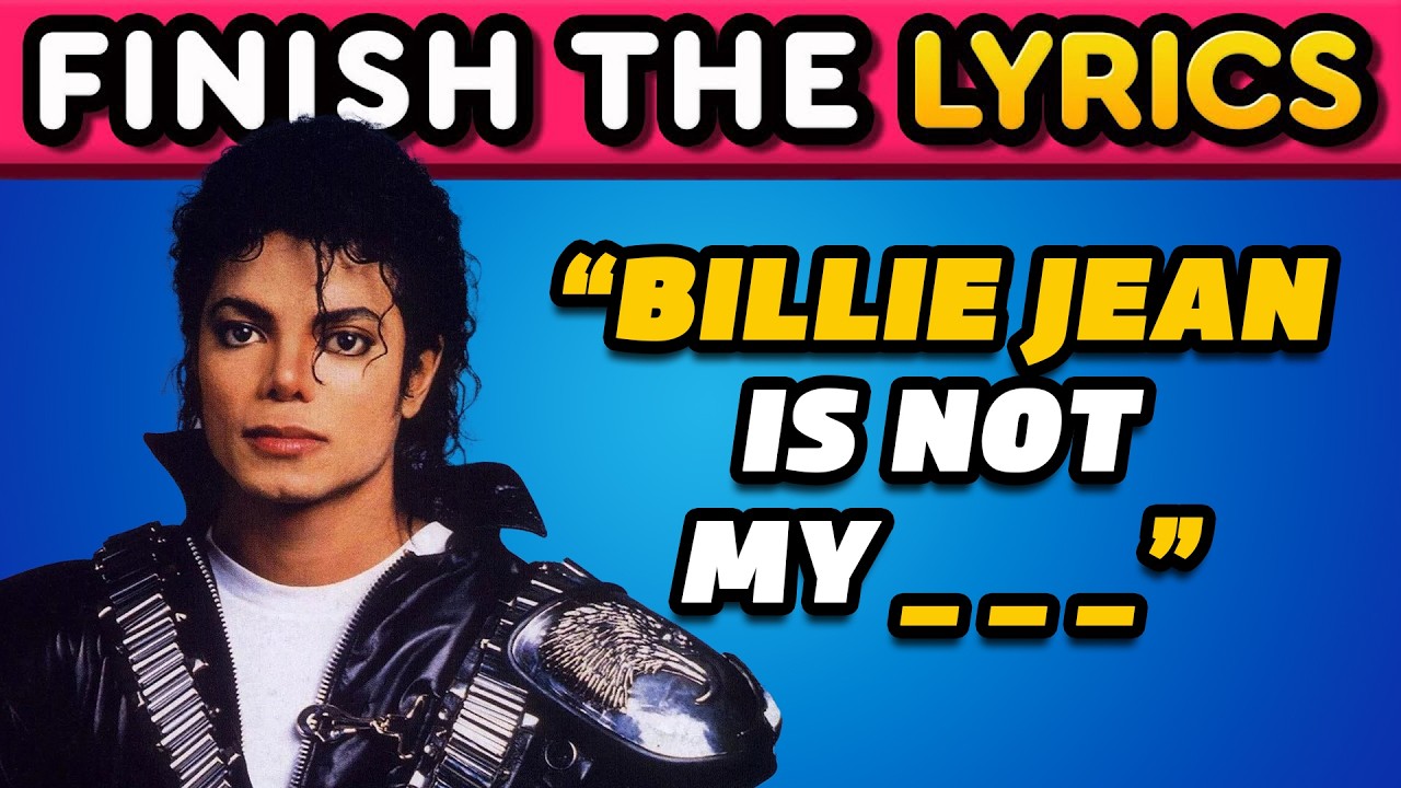 FINISH THE LYRICS 🎵 50 most recognizable songs of all-time 🔥 Music Quiz 2026