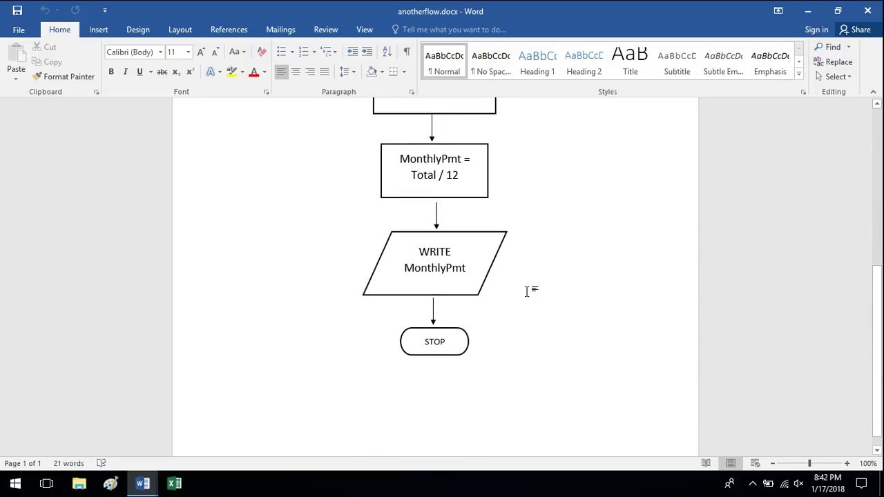 How to Create a Flowchart for Programming Part 2