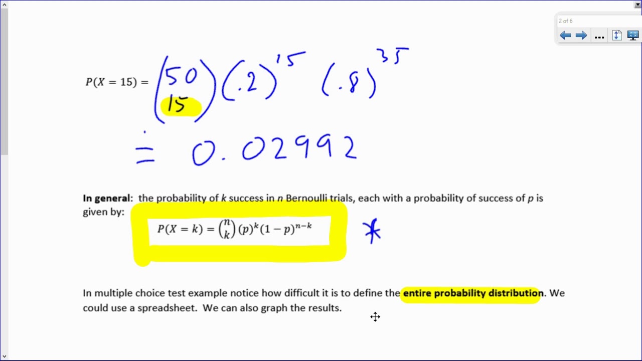 MDM4U - Binomial Probability Distributions & Normal Approximations