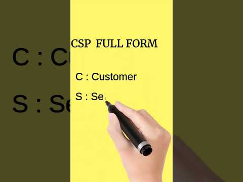 C.S.P full form | Full form of C.S.P | #fullform