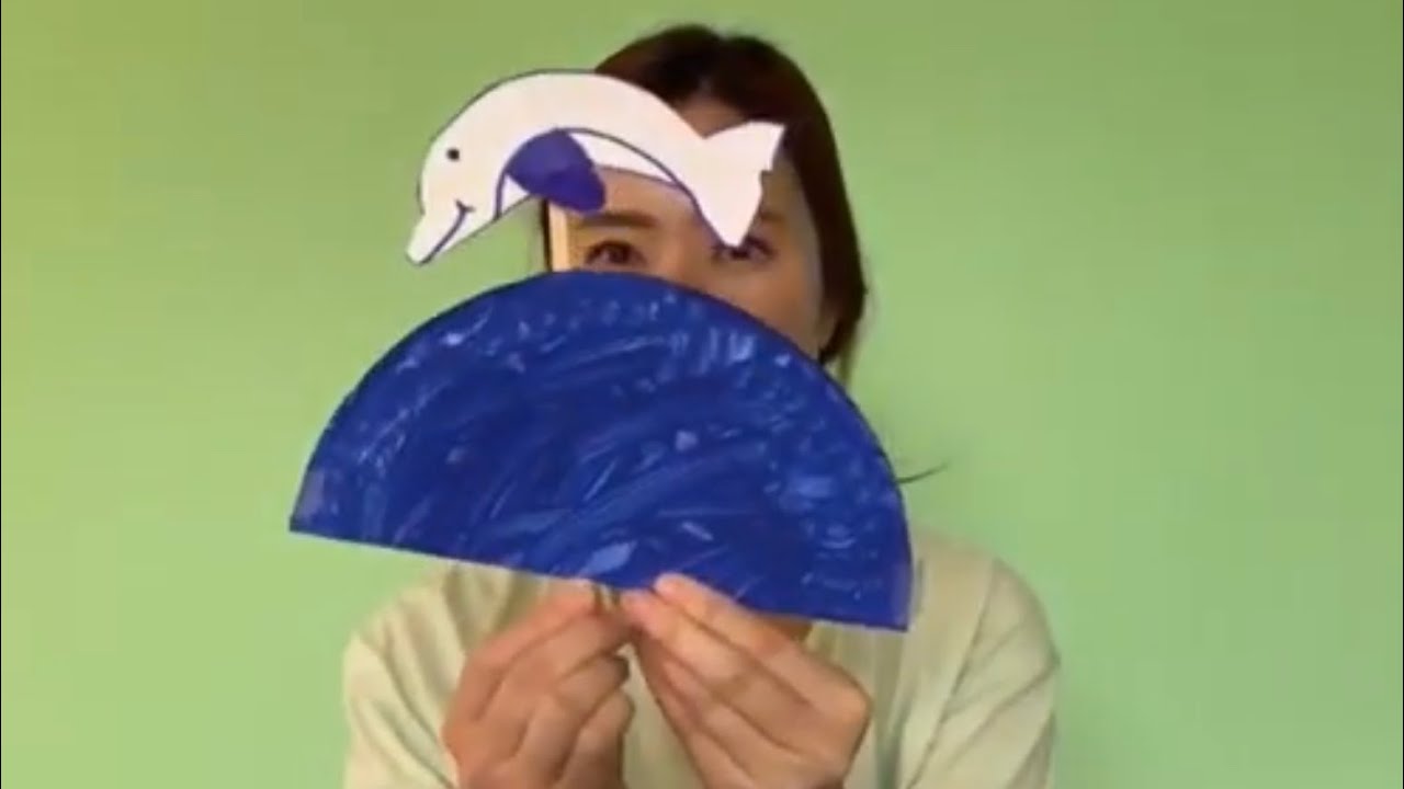 Swimming Dolphins Art Activity