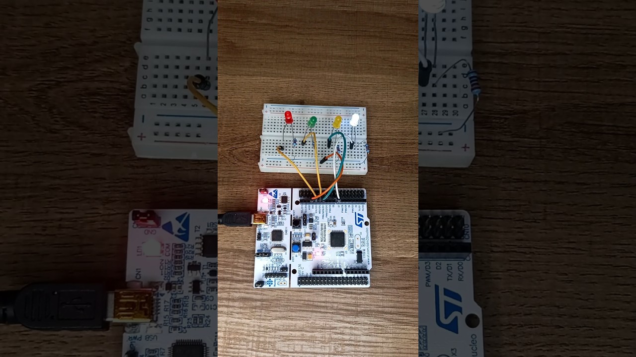 STM32 Timer Interrupts LED toggle example  #stm32 #arduino