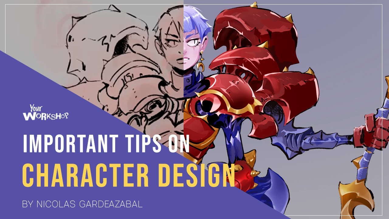 Helpful Tips on Character Design with Nicolas Gardeazbal, Marvel