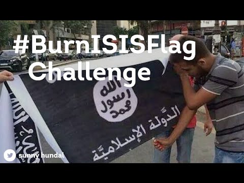 The Burn ISIS Flag Challenge