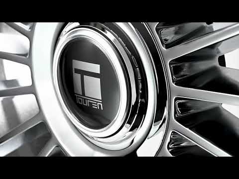 Touren Tr10 Wheels Rims 22x9 5x112 5x120 Satin Silver Machined 35mm | 3610-22909S35