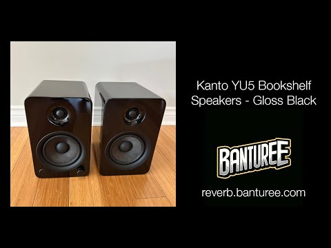 Kanto YU5 80-Watt Bookshelf Speakers with Remote - Gloss | Reverb