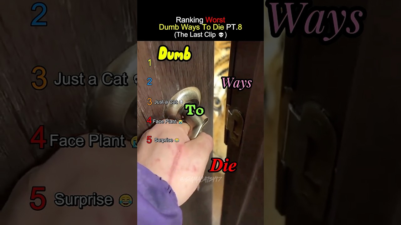 Ranking Worst Dumb Ways to Die Moments💀Pt8 #shorts #funny #usa