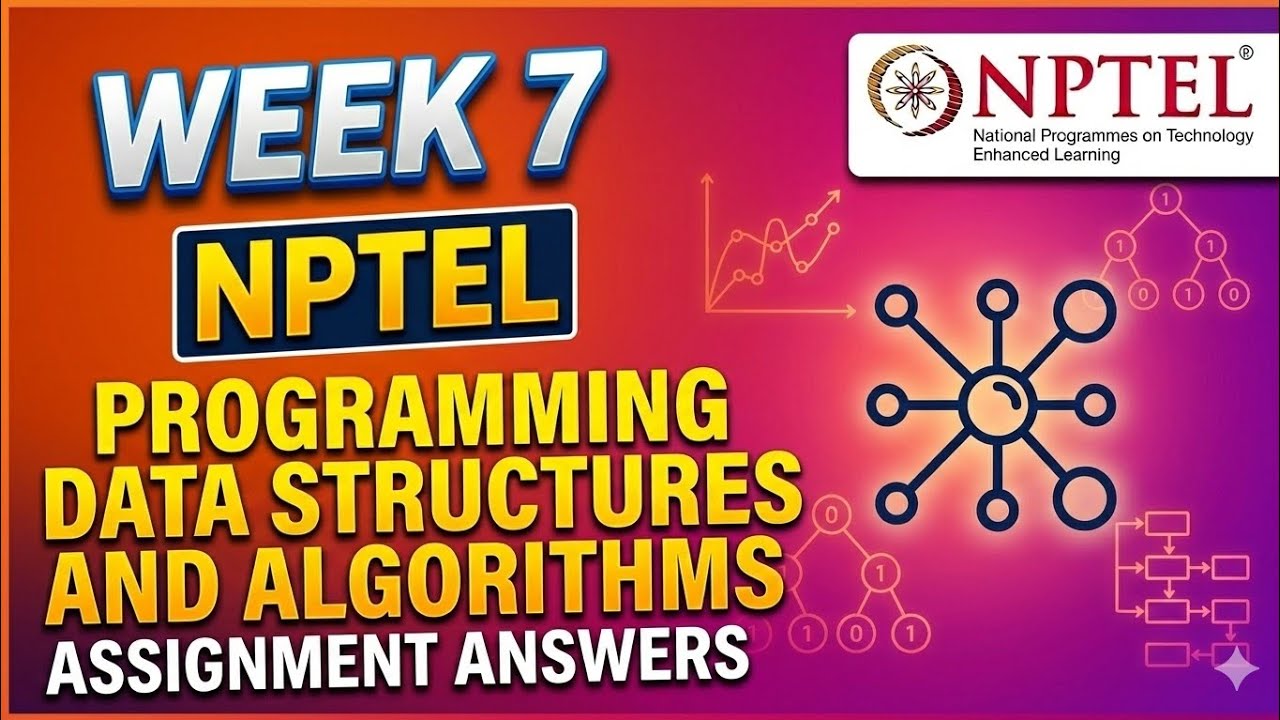 Programming Data Structures and Algorithms using Python Week7 Assignment Answers