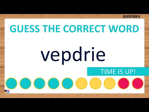 [Scrambled Word Game] Can You Unscramble These Words? 7 Letters