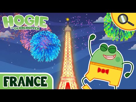 Learn About FRANCE! 🌍 Hogie the Globehopper Full Episodes + Songs 🧭 Geography for Kids