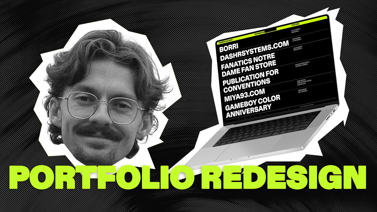I Redesigned My ENTIRE Portfolio