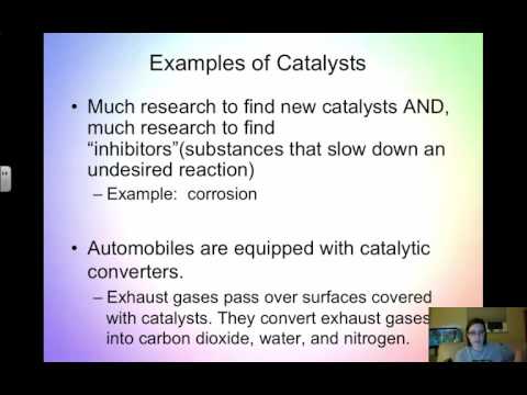 5.6 Catalysis