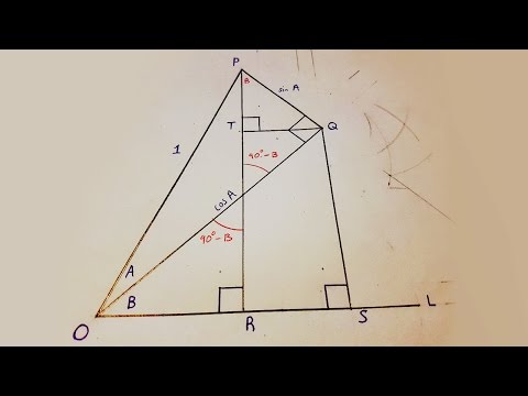 sin(A+B)=sin(A)cos(B)+cos(A)sin(B) proof - geometrical #some2