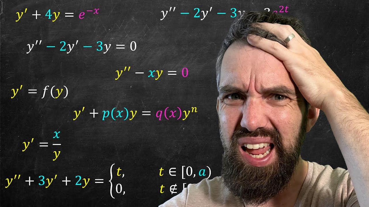 Solving 8 Differential Equations using 8 methods