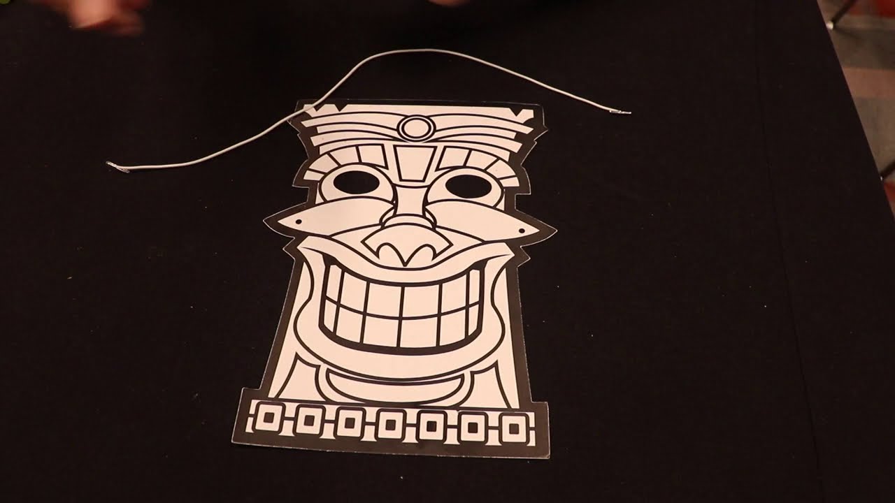 Tiki Mask with Mr Bert