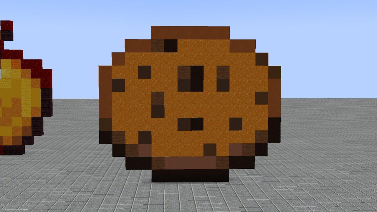 Minecraft cookie Pixel art Build tutorial PART 3 #shorts