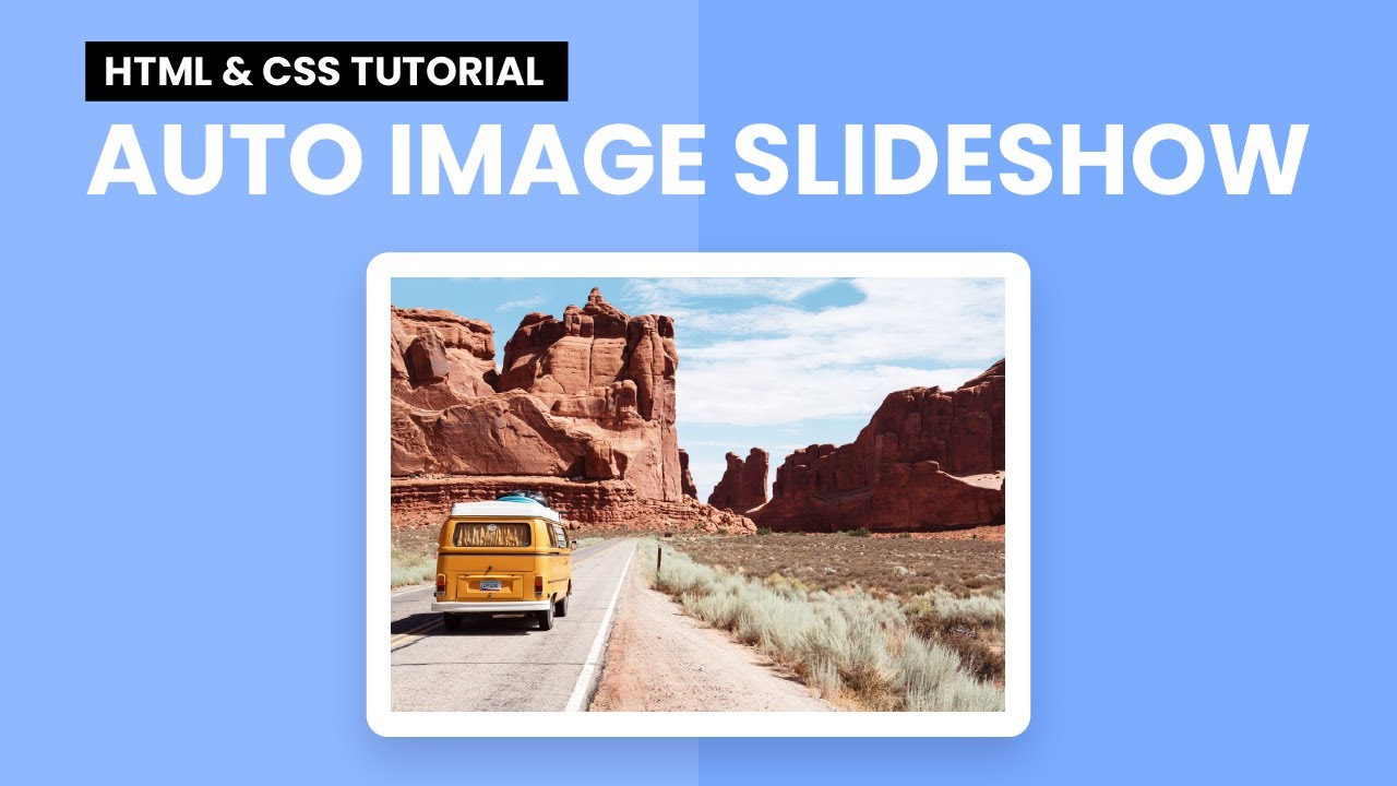 Auto Image Slideshow | HTML & CSS Tutorial | With Source Code